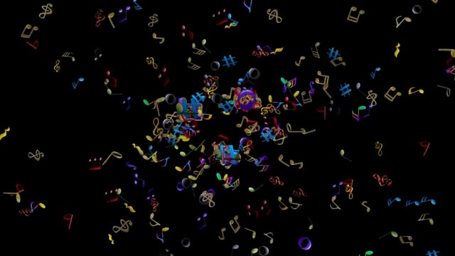 Musical Notes, Music Art, Copyright-Free. Free Stock Video - Pixabay