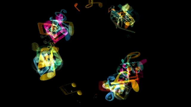 Musical Notes, Music Art, Copyright-Free. Free Stock Video - Pixabay