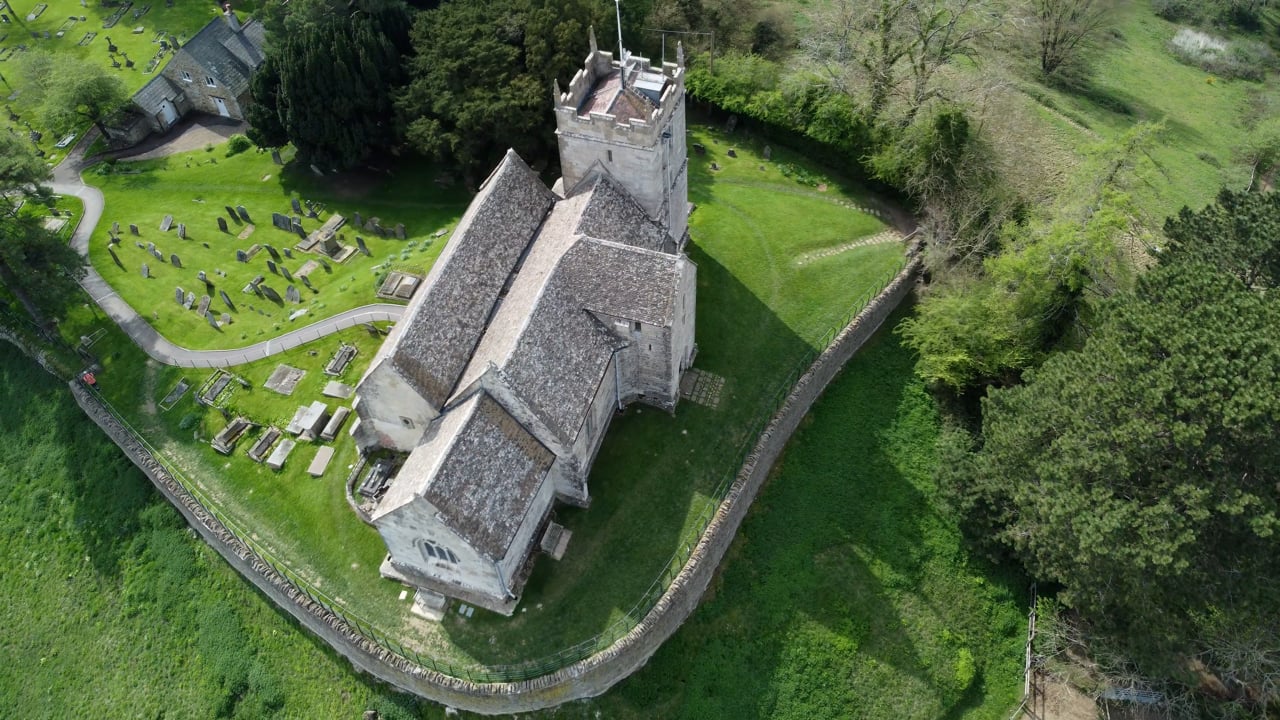 Stone, Church, Aerial. Free Stock Video - Pixabay