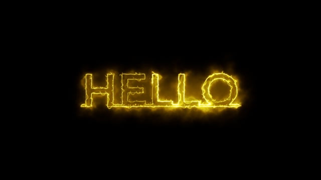 Hello, Yellow, Fire. Free Stock Video - Pixabay