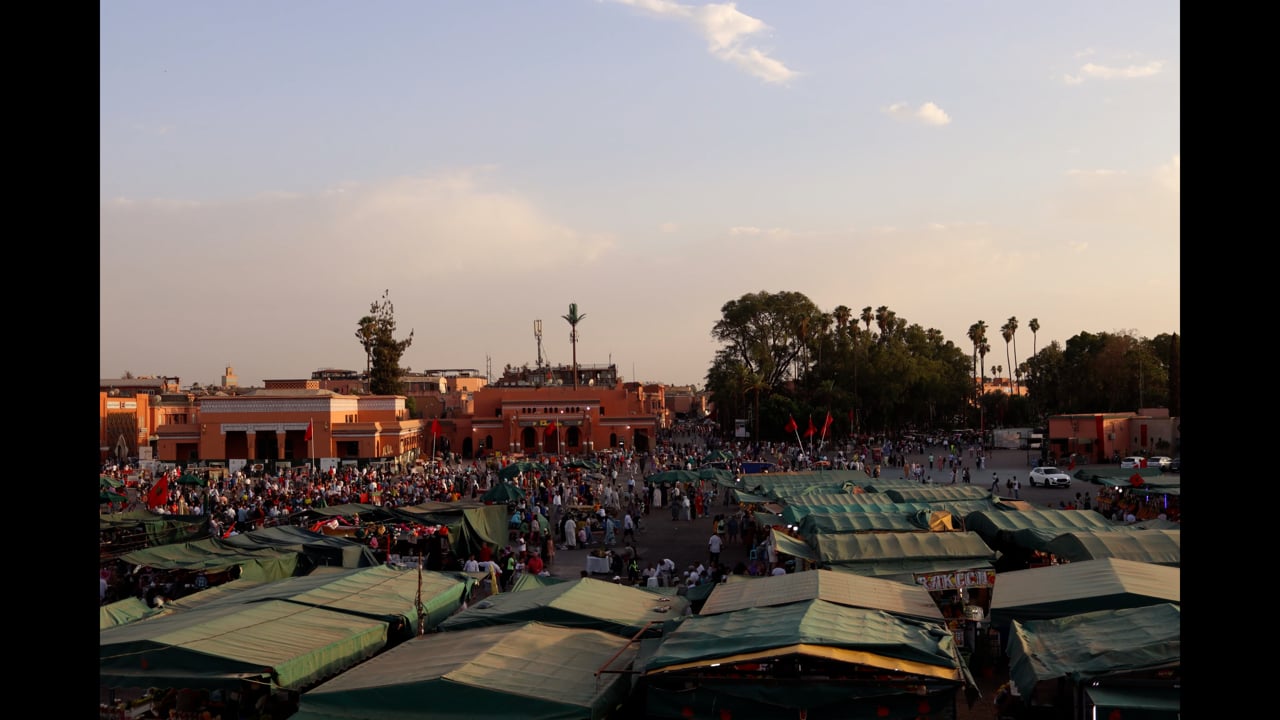 Morocco, Marrakech, Jemaa El-Fnaa. Free Stock Video - Pixabay