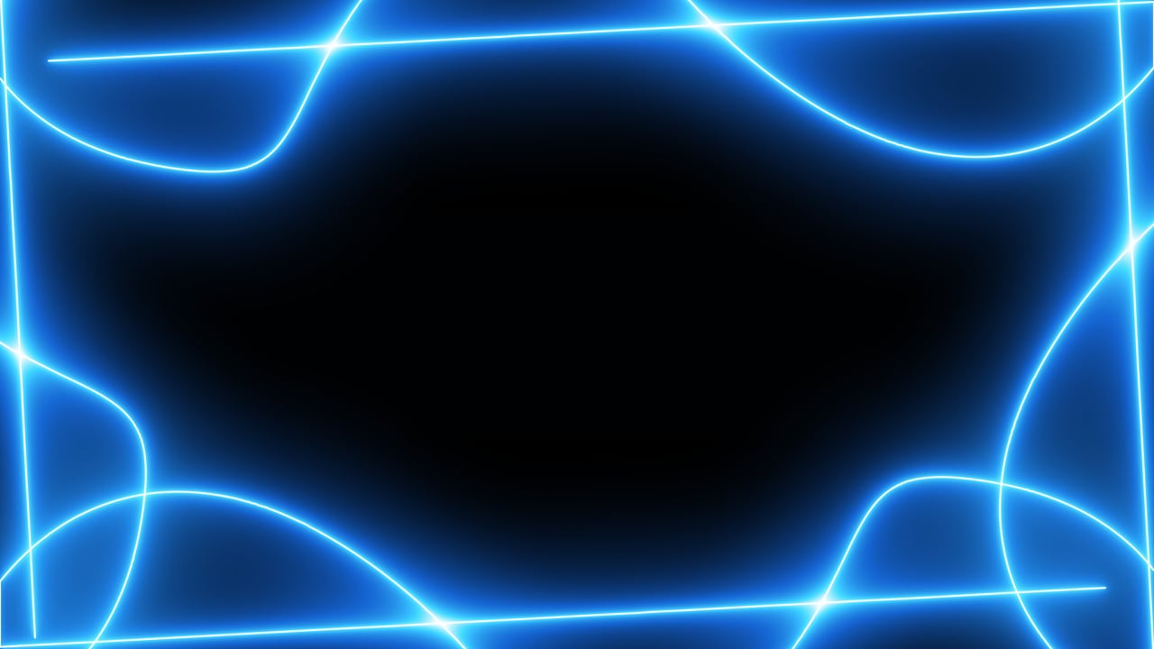 Blinking Lights Animation Video Frame Background Blue Screen Youtube