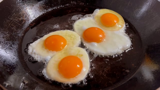 Eggs, Cooking, Sunnyside. Free Stock Video - Pixabay