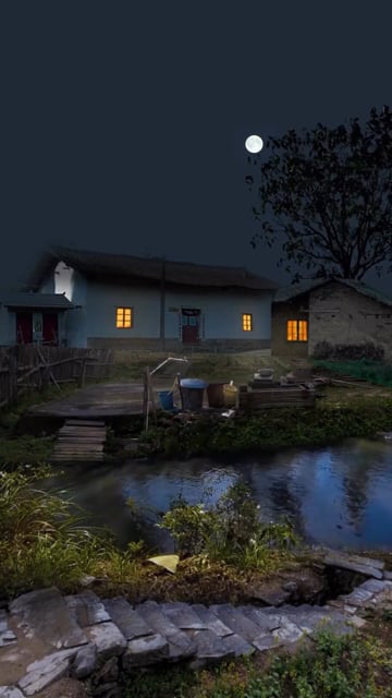 House, River, Village. Free Stock Video - Pixabay