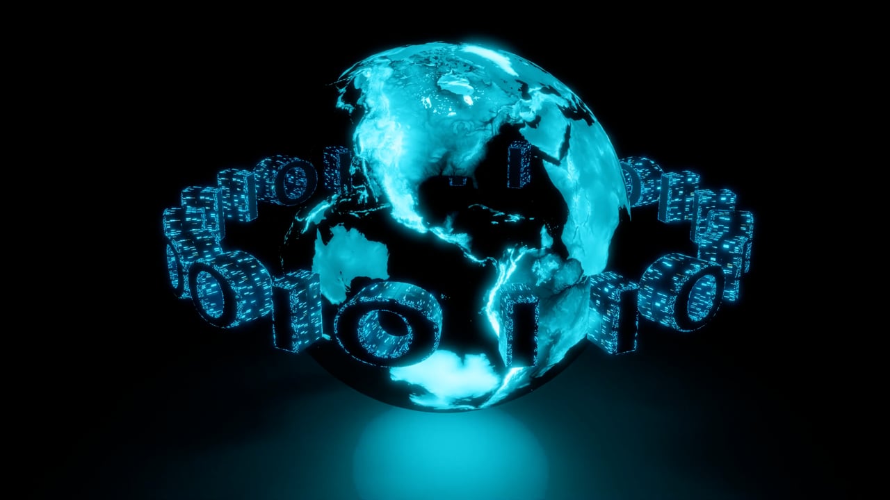 Earth, Hologram, Binary. Free Stock Video - Pixabay