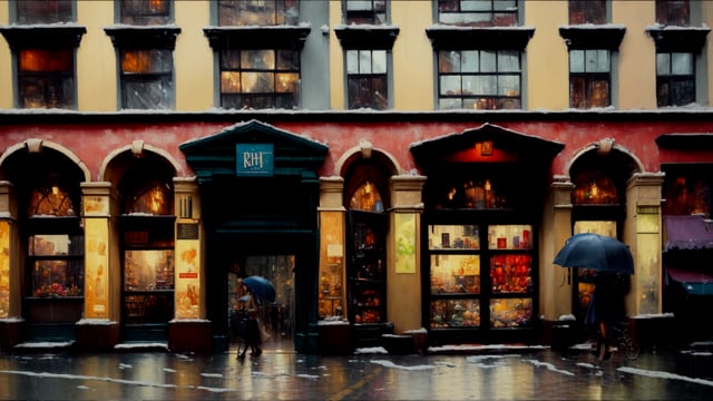 Rain, Street, Shop. Free Stock Video - Pixabay