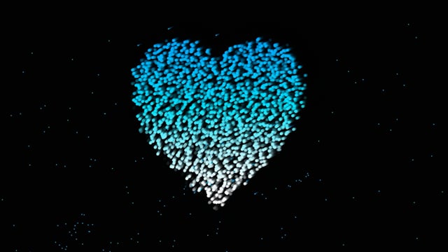 Heart, Particles, Lights. Free Stock Video - Pixabay