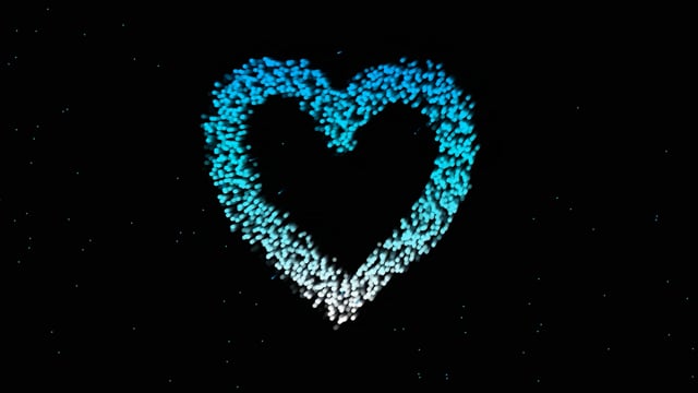 Heart, Particles, Lights. Free Stock Video - Pixabay