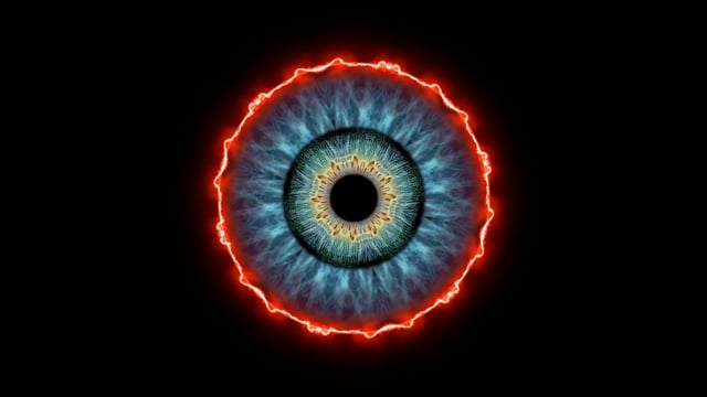 Blue Fire Eye Effect