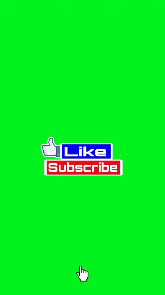 Like Button Png Green Screen