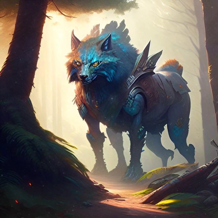 Ai Generated, Wolf, Guardian. Free Stock Video - Pixabay