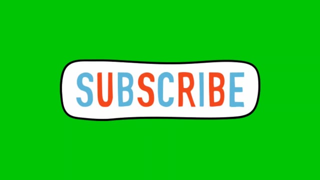 Button, Subscribe, Green Screen. Free Stock Video - Pixabay