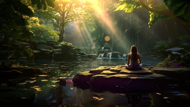 Ai Generated, Woman, Meditation. Free Stock Video - Pixabay