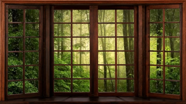 Window, Trees, Rain. Free Stock Video - Pixabay