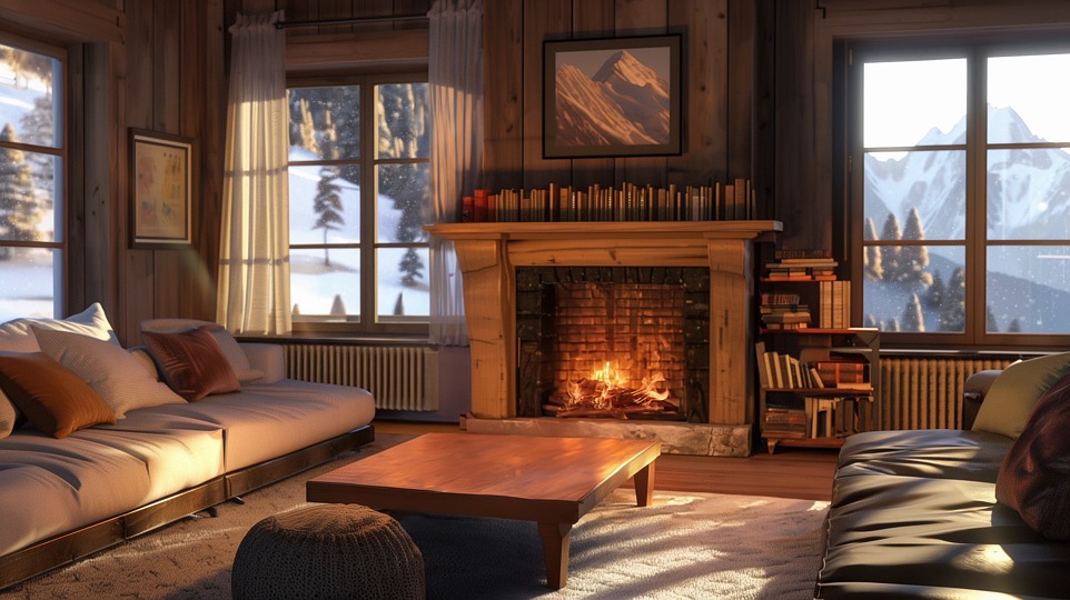 Ai Generated Fireplace Cozy Free Stock Video Pixabay