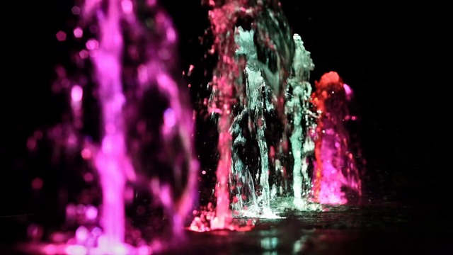 Fountain, Led Lights, Water. Free Stock Video - Pixabay