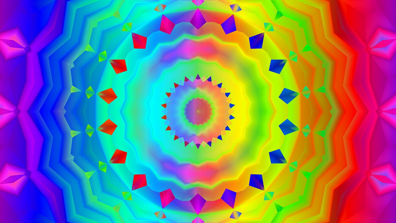 Rainbow, Colorful, Fluorescent. Free Stock Video - Pixabay