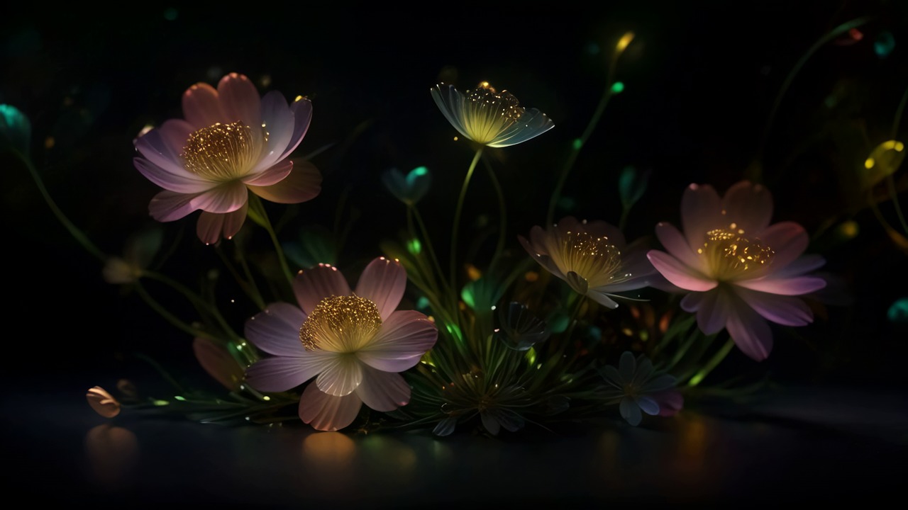 Ai Generated, Flowers, Glow. Free Stock Video - Pixabay
