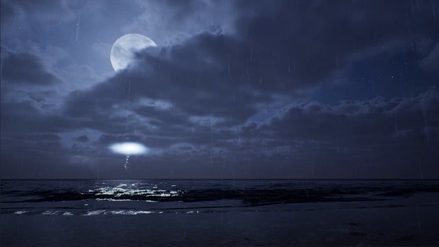 Beach, Night, Rain. Free Stock Video - Pixabay