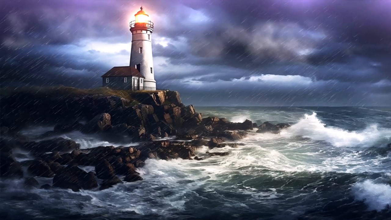 Lighthouse Sea Lighthouse Island Lighthouse Free Stock Video Pixabay