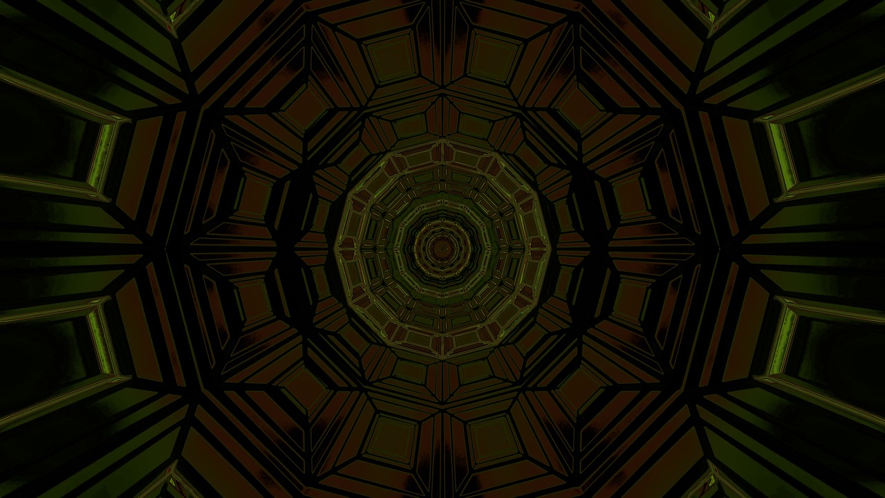 Tunnel Abstract Neon Tunnel Free Stock Video Pixabay