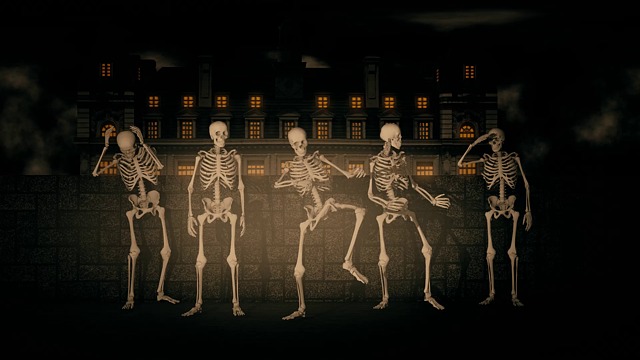 Castle, Skeletons, Skulls. Free Stock Video - Pixabay