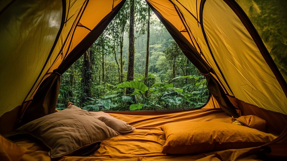 Ai Generated, Tent, Forest. Free Stock Video - Pixabay