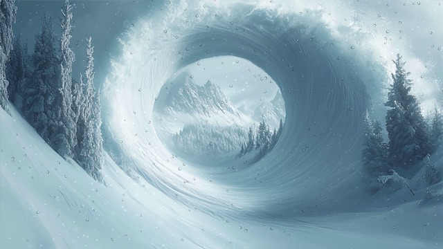 Forest, Portal, Snow Fall. Free Stock Video - Pixabay