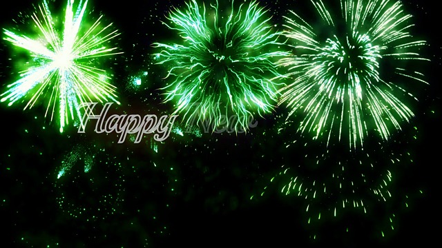 Happy New Year, Greeting, Fireworks. Free Stock Video - Pixabay