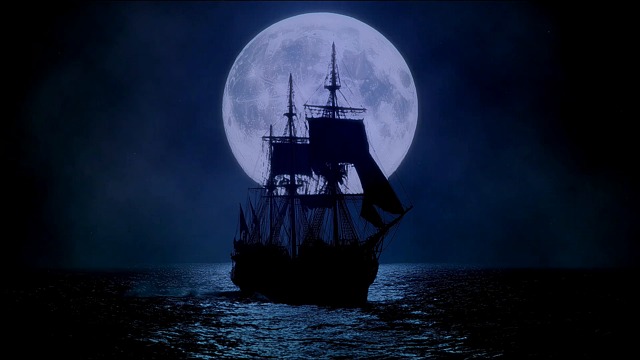 Moon Ocean Sail Ship