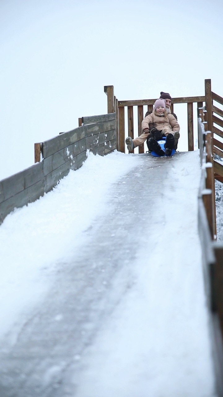 Slide, Playground, Snowslide. Free Stock Video - Pixabay
