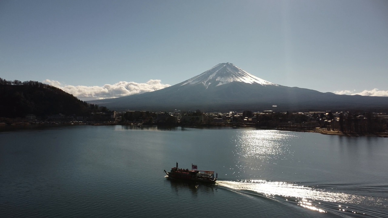 Fine Weather, Tour Boat, Mount Fuji. Free Stock Video - Pixabay