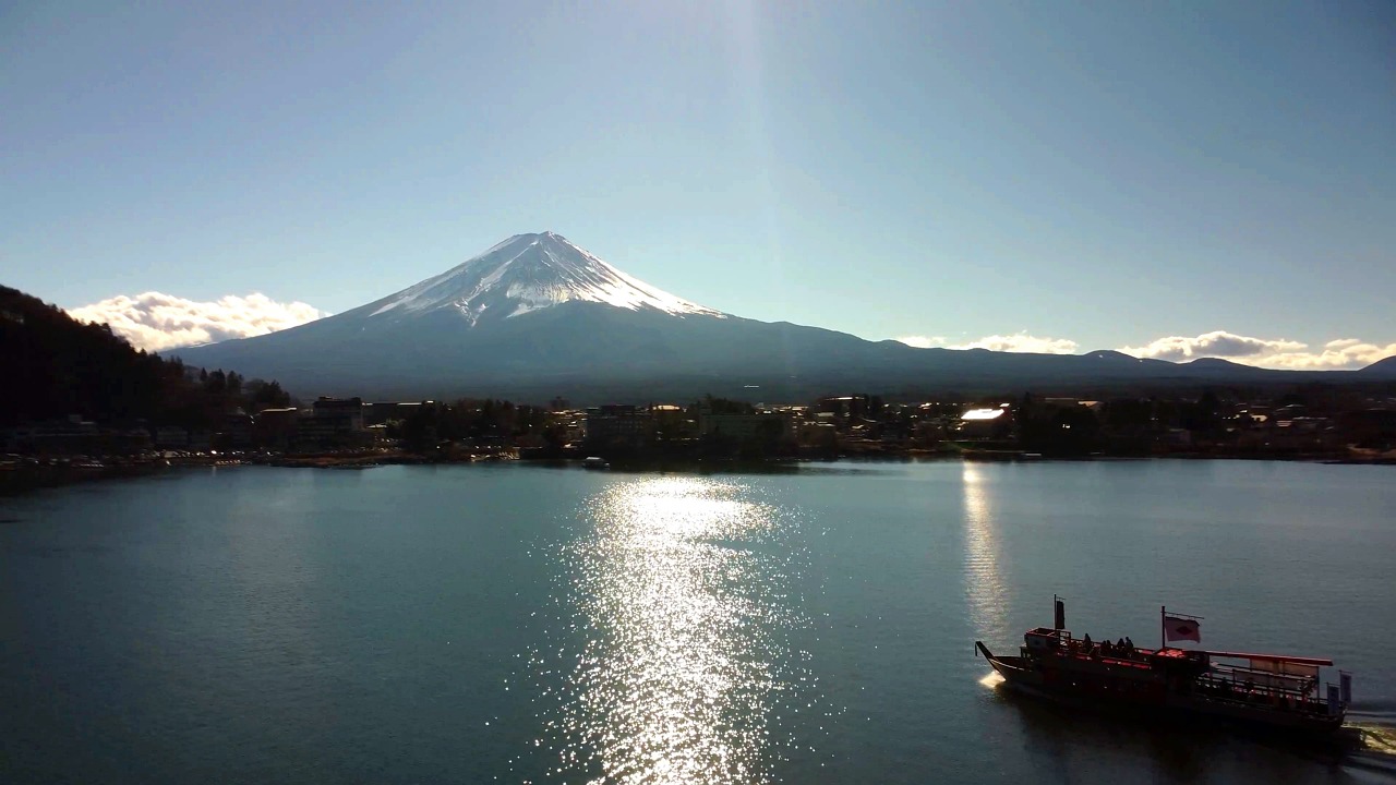 Fine Weather, Tour Boat, Mount Fuji. Free Stock Video - Pixabay