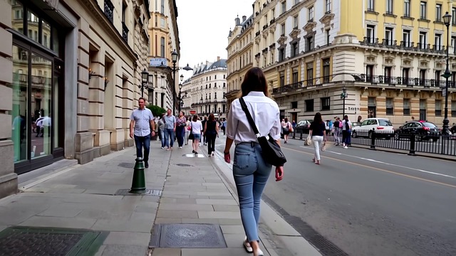 Woman, Walking, Streets. Free Stock Video - Pixabay