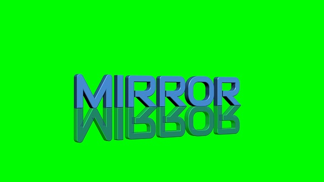 Green Screen, Mirror, Reflection. Free Stock Video - Pixabay
