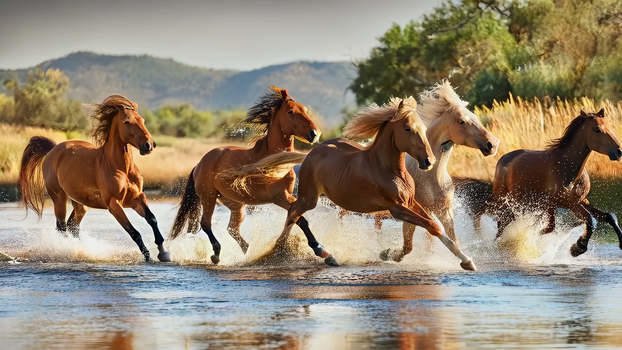 Ai Generiert Pferde Natur - Free video on Pixabay