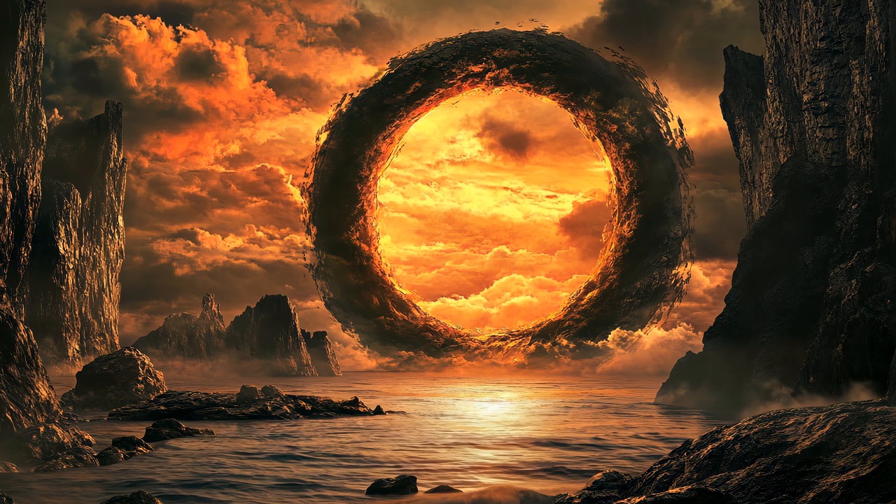 Sunset, Ocean, Ring Of Fire. Free Stock Video - Pixabay