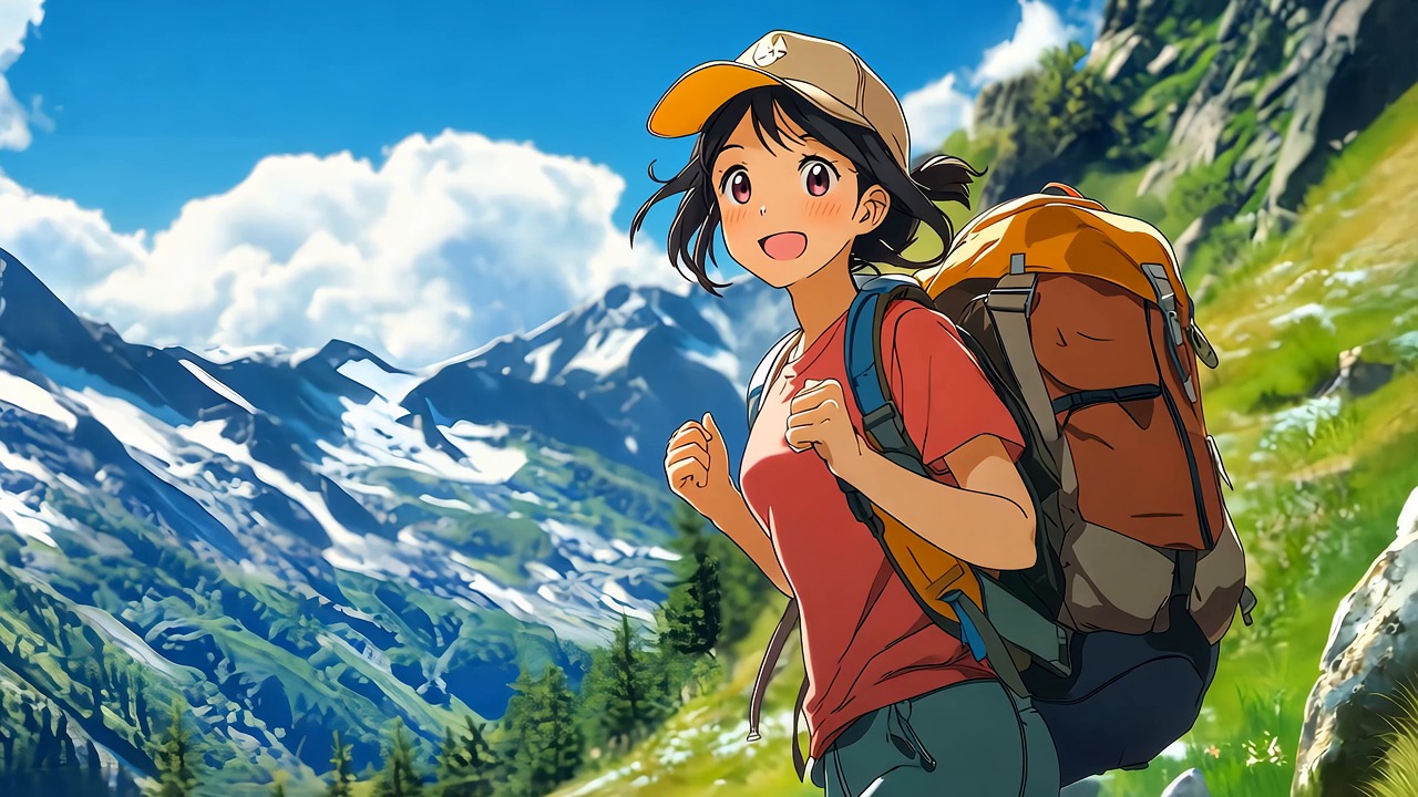 Anime, Girl, Hiking. Free Stock Video - Pixabay