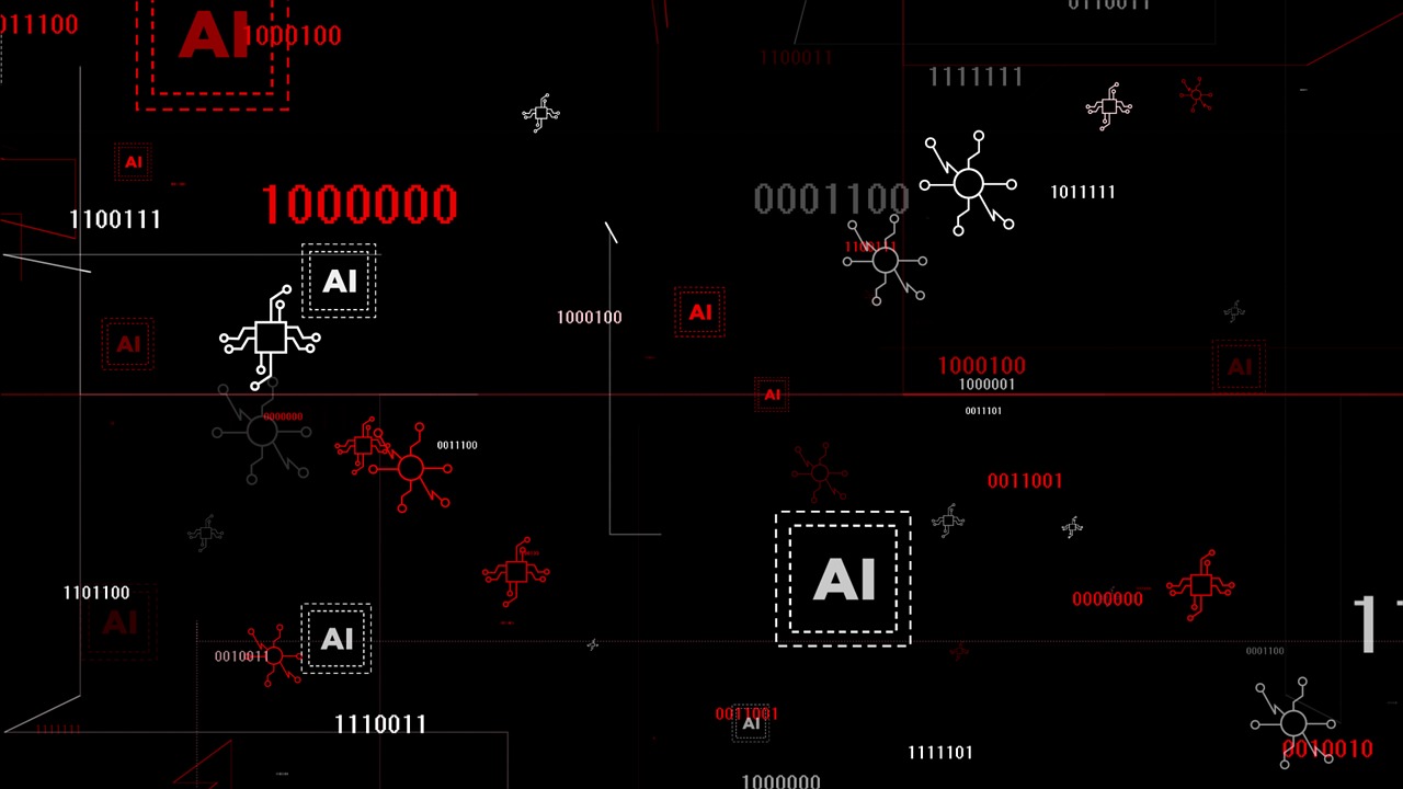Red Matrix Animated Wallpaper