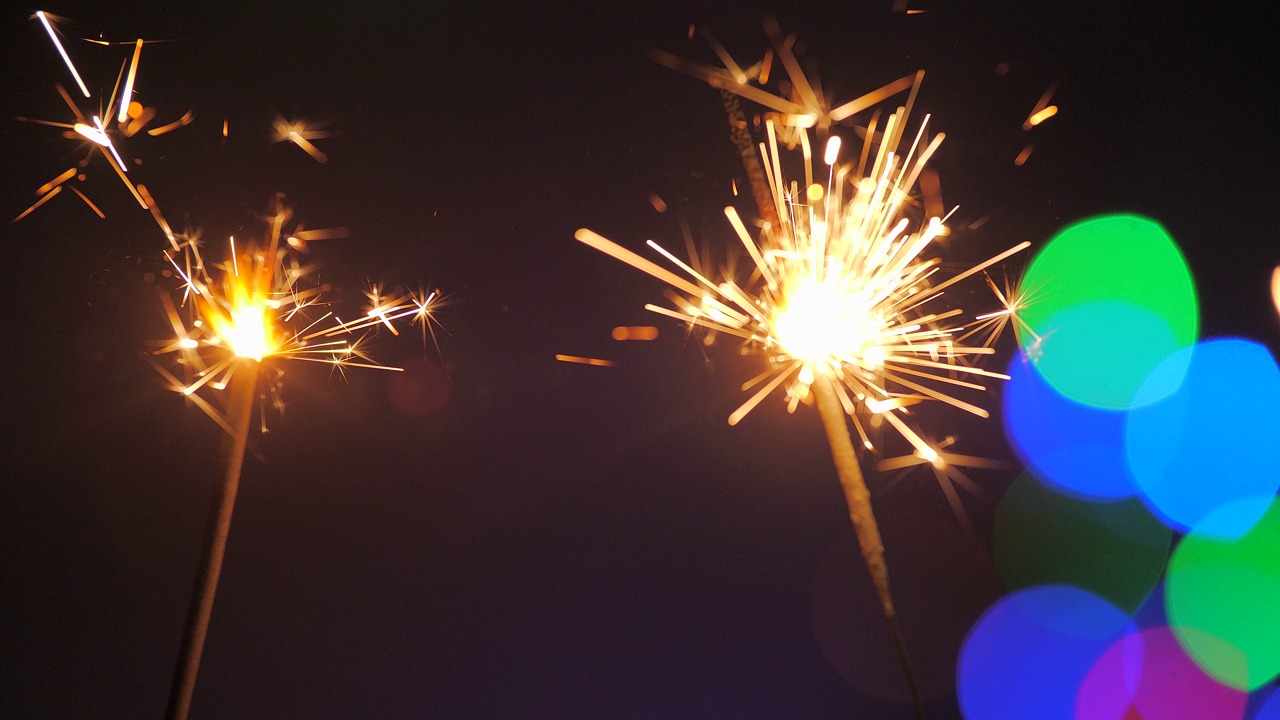 Sparklers, Pyrotechnics, Sparkle. Free Stock Video - Pixabay