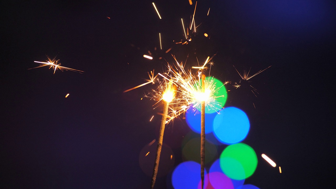 Sparklers, Pyrotechnics, Sparkle. Free Stock Video - Pixabay