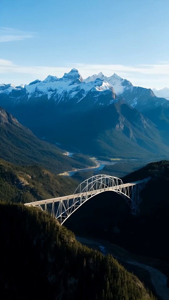 Mountain, Bridge, Nature. Free Stock Video - Pixabay