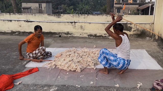 Cotton Beating, Side View, Cotton Fluffing. Free Stock Video - Pixabay