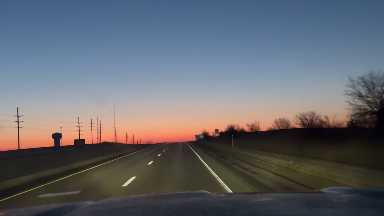 Dawn, Sunrise, Highway. Free Stock Video - Pixabay