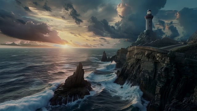 Lighthouse, Sea, Cliff. Free Stock Video - Pixabay