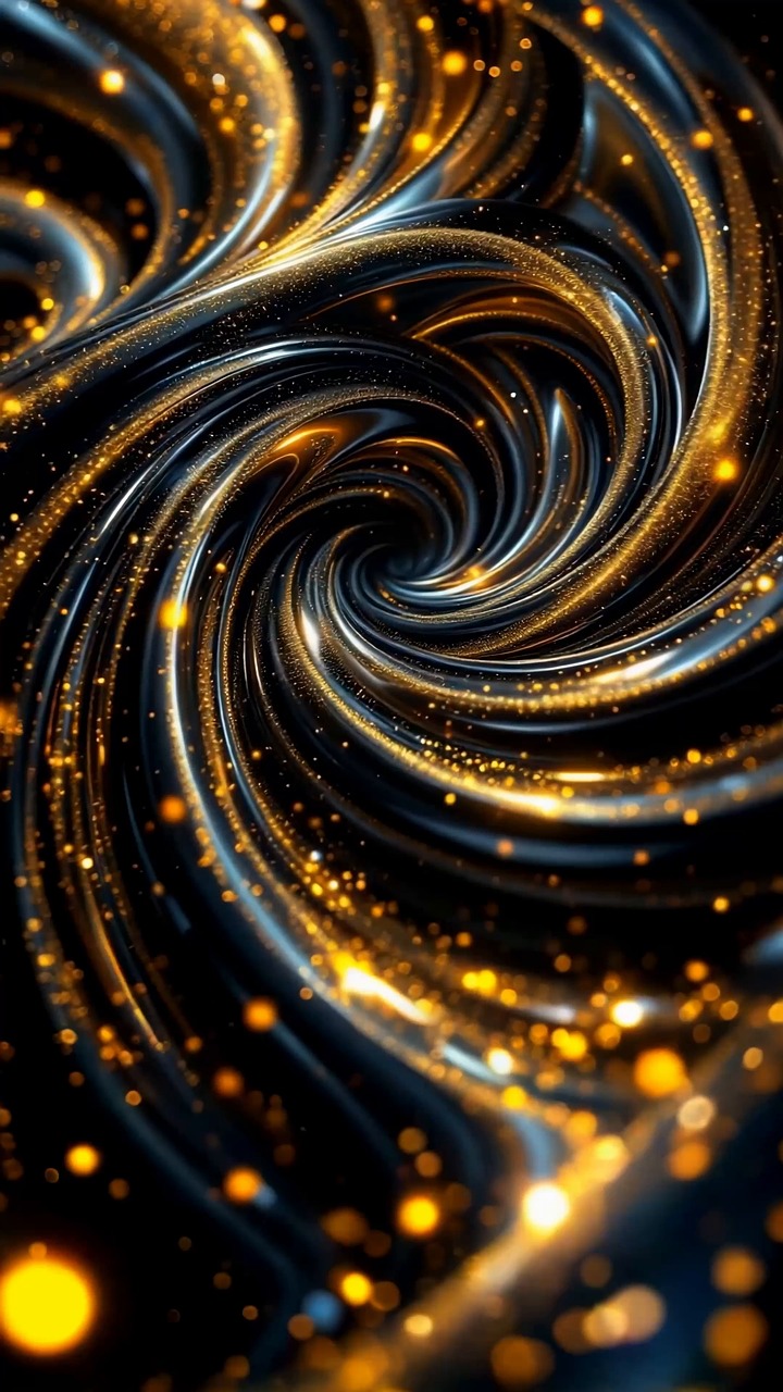 Loop, Gold, Black. Free Stock Video - Pixabay