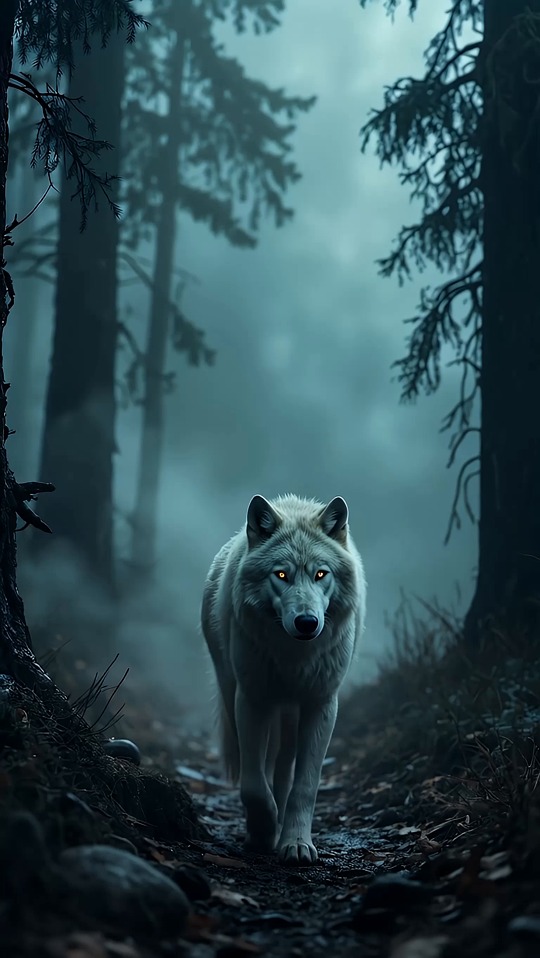 Wolf, White, Fog. Free Stock Video - Pixabay