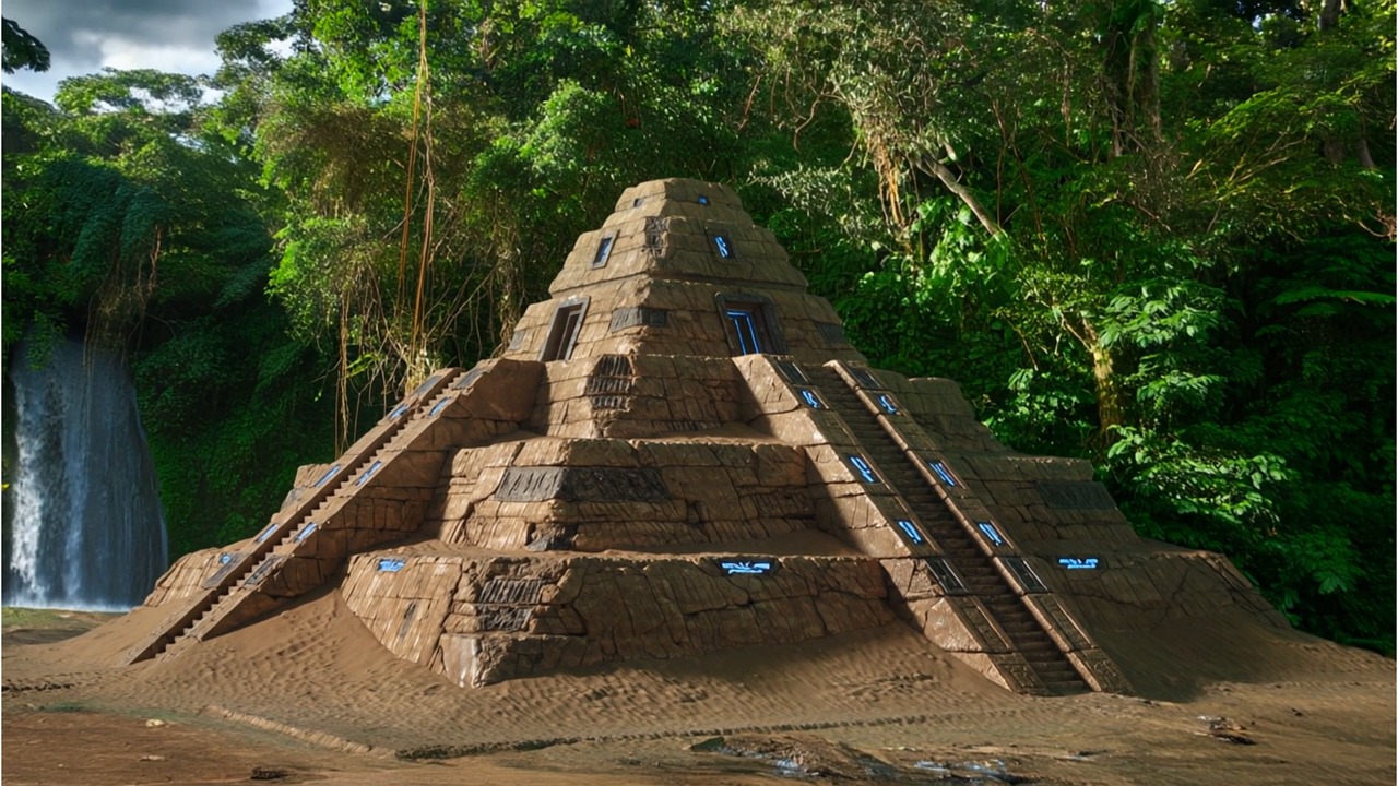 Ai Generated, Pyramid, Photoshop. Free Stock Video - Pixabay