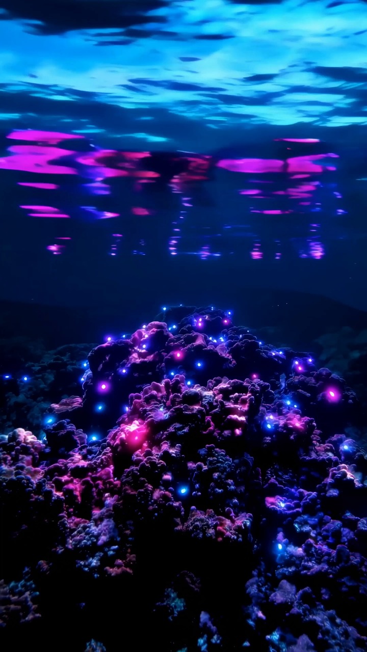 Coral, Bioluminescent, Loop. Free Stock Video - Pixabay