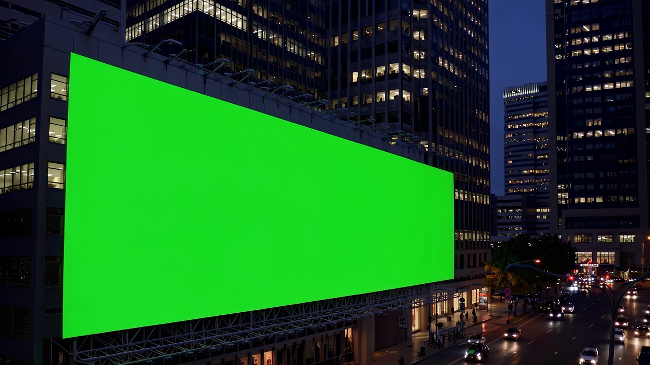Billboard, Green Screen, Advertisement. Free Stock Video - Pixabay